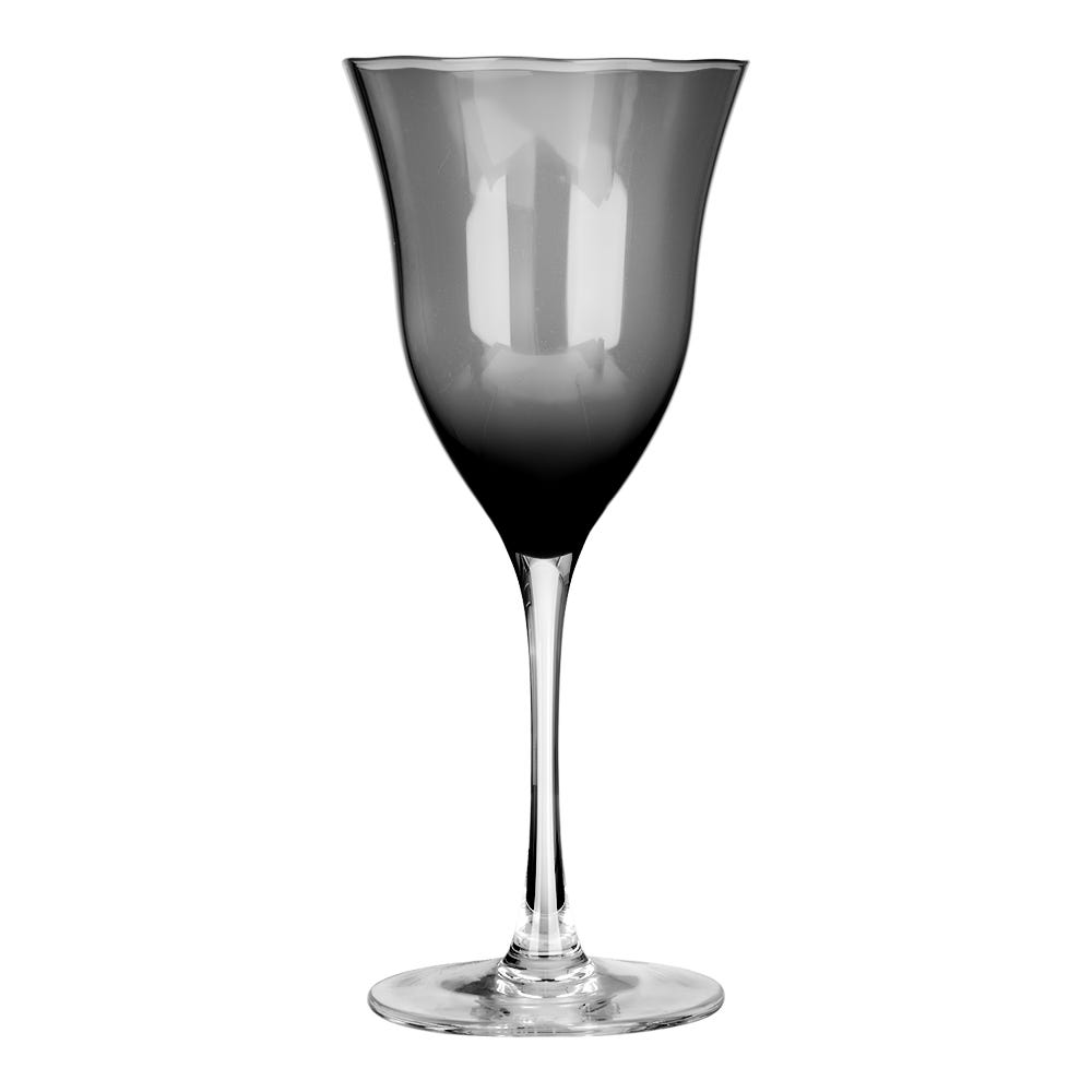 Copa de vidrio para vino blanco 200 ml Meridian humo Q123004 Qualia ...